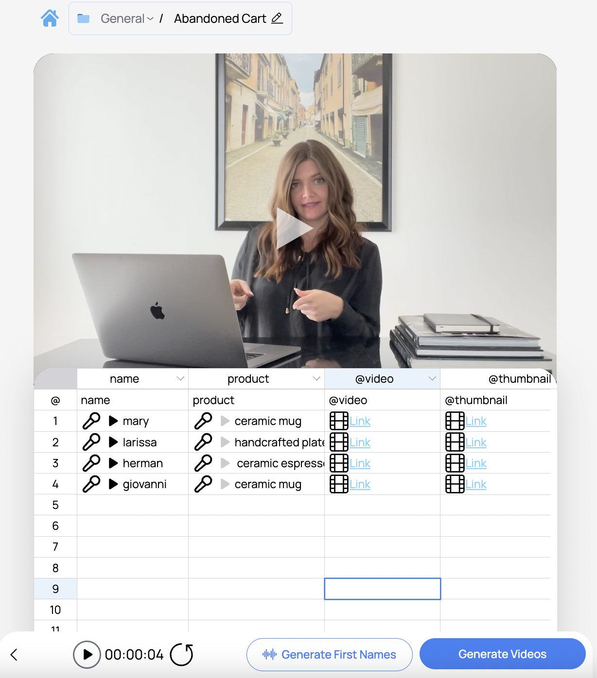 BHuman | AI personalized videos at scale